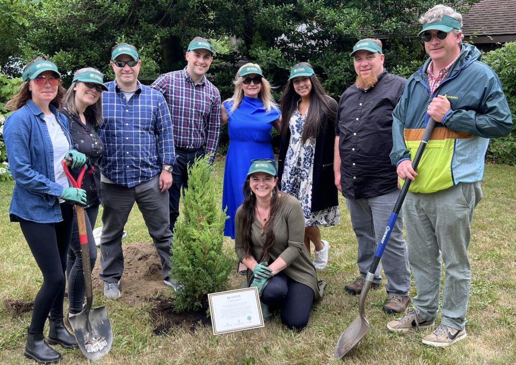 Arbor Plants a Tree, Symbolizing Our Strength, to Mark Three Anniversaries